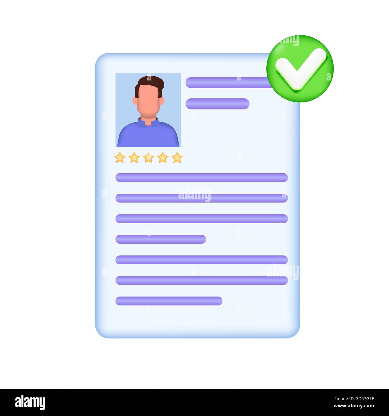 Job application file icon Stock Vector Images - Alamy