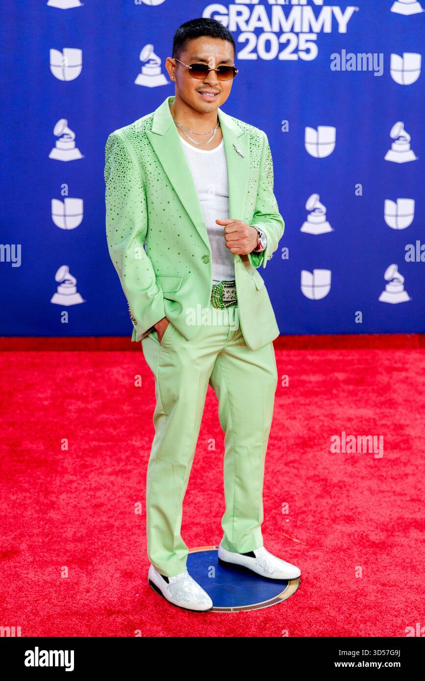 Ben Dragon attends the Latin Grammy Awards at the MGM Grand Garden ...