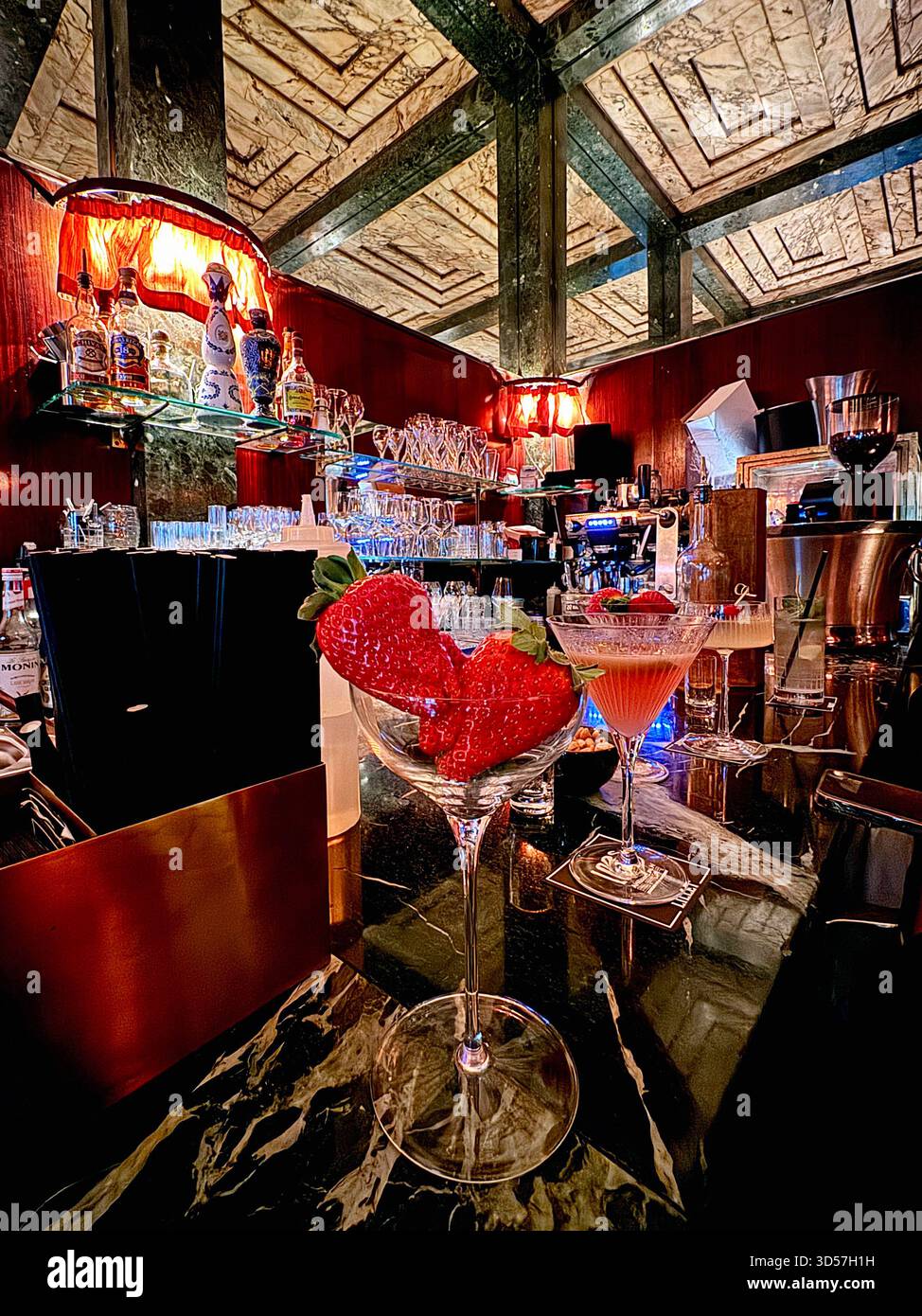 Loos American Bar, Art-D co-Bar nach einem Entwurf von Adolf Loos, Wien ...