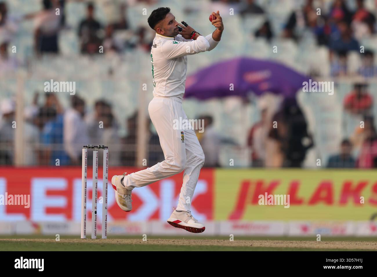 Keshav Maharaj Of South Africa during the IDFC First Bank Test match ...