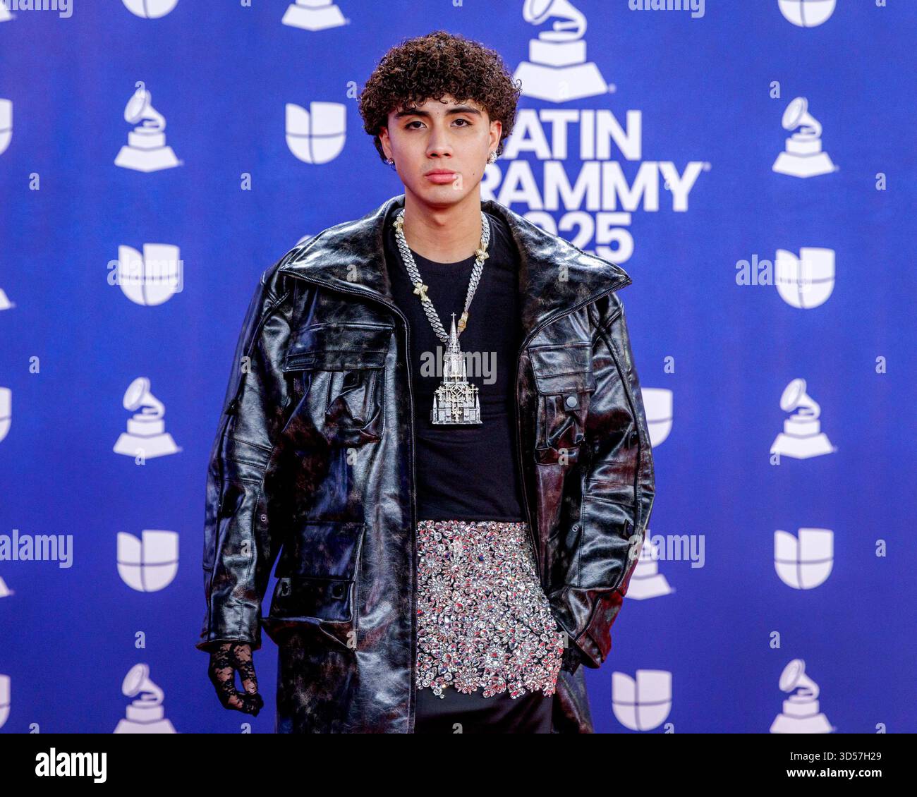 Danny Lux attends the Latin Grammy Awards at the MGM Grand Garden Arena ...
