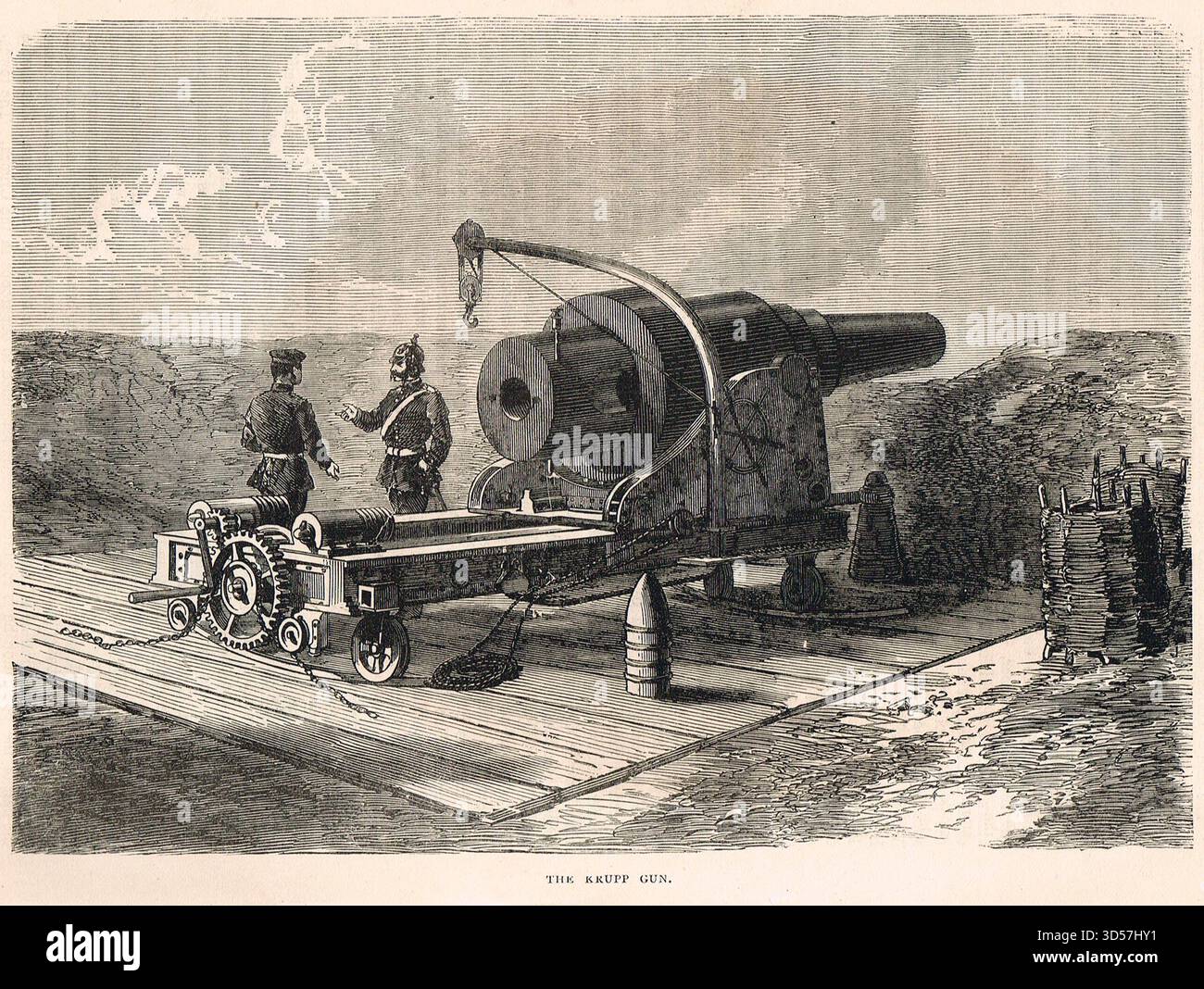 Krupp c64 steel breech loaded field gun hi-res stock photography and ...