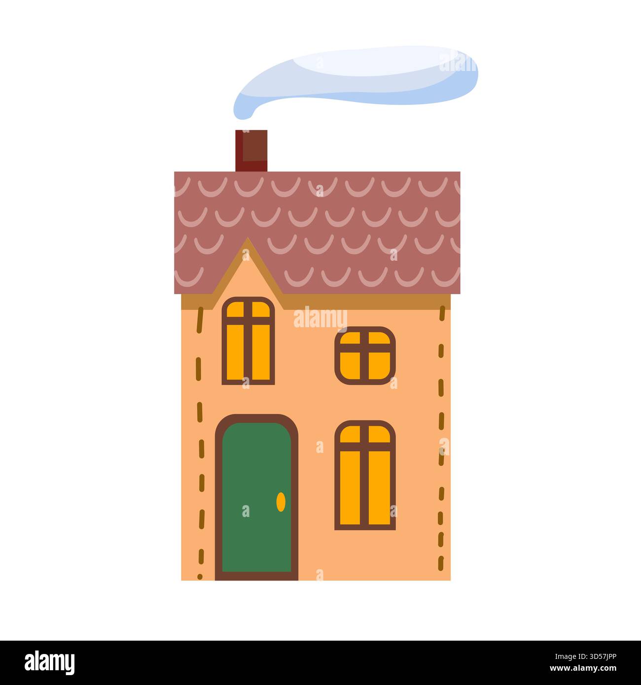 Outside cottage in village Cut Out Stock Images & Pictures - Alamy