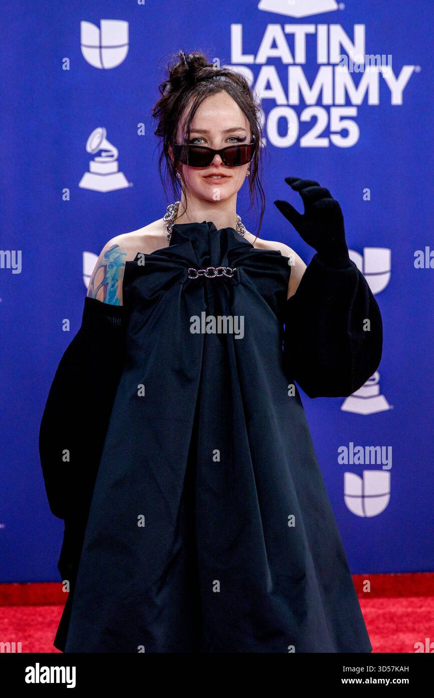 Ela Minus attends the Latin Grammy Awards at the MGM Grand Garden Arena ...