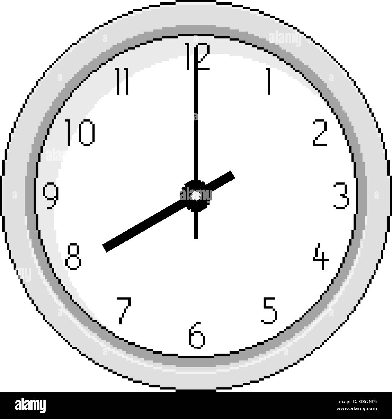 8 o'clock Black and White Stock Photos & Images - Alamy