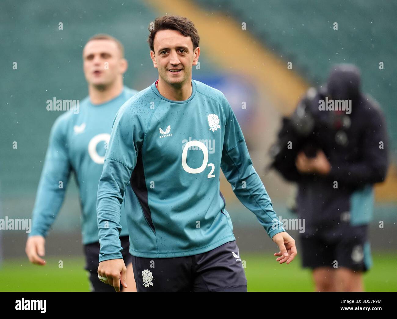 England's Alex Mitchell during the team run at the Allianz Stadium ...