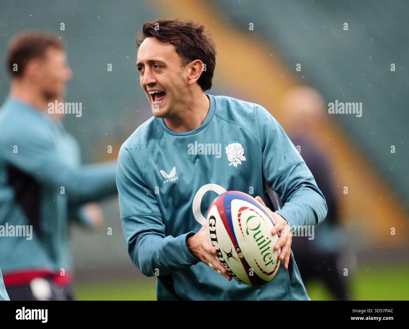 England's Alex Mitchell during the team run at the Allianz Stadium ...