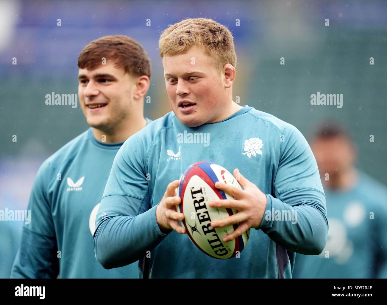 England's Fin Baxter during the team run at the Allianz Stadium, London ...