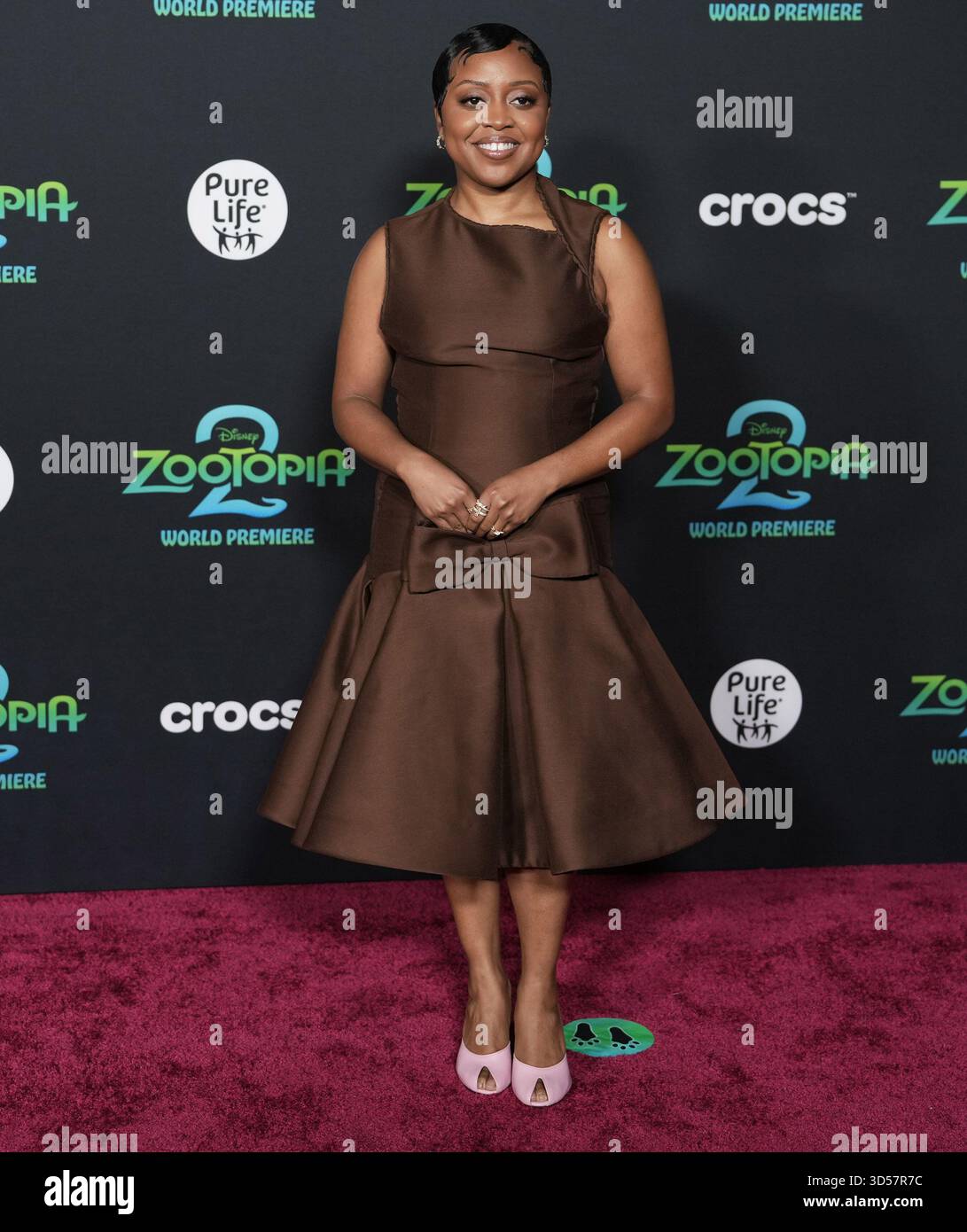 Quinta Brunson arrives at the Walt Disney Animation Studios’ ZOOTOPIA 2 ...