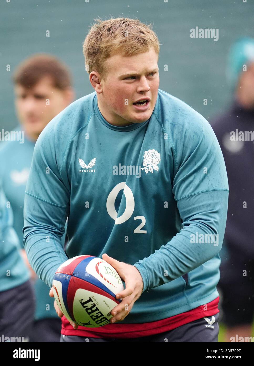 England's Fin Baxter during the team run at the Allianz Stadium, London ...
