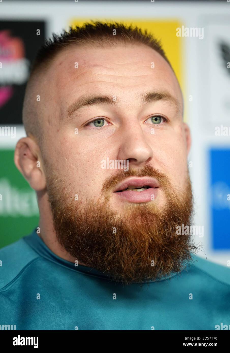 England's Joe Heyes during the team run at the Allianz Stadium, London ...