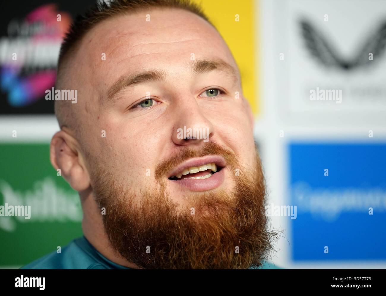 England's Joe Heyes during the team run at the Allianz Stadium, London ...