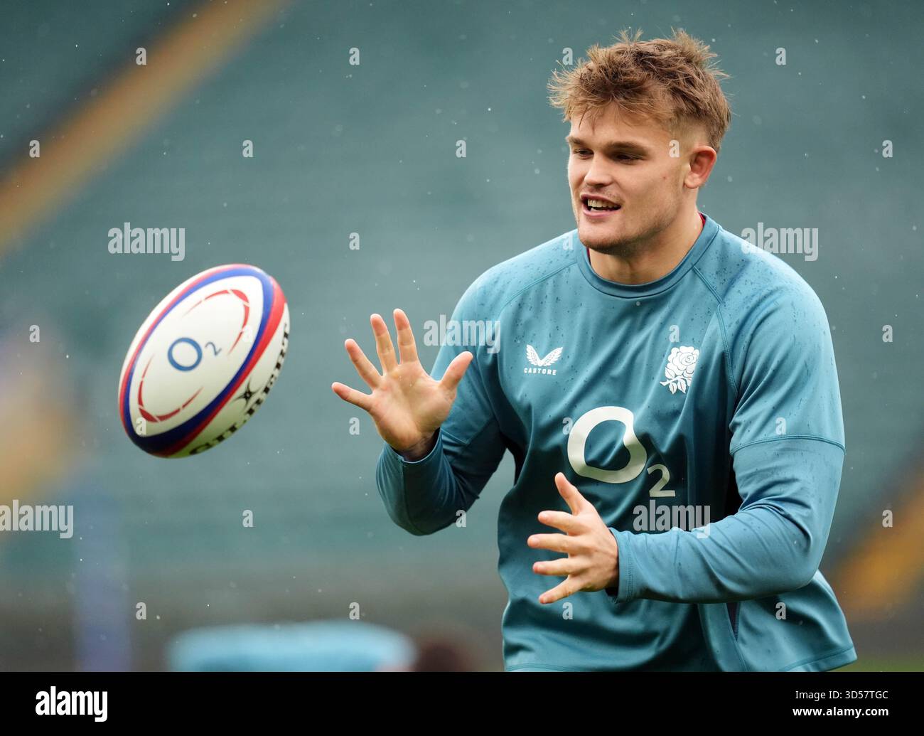 England's Guy Pepper during the team run at the Allianz Stadium, London ...