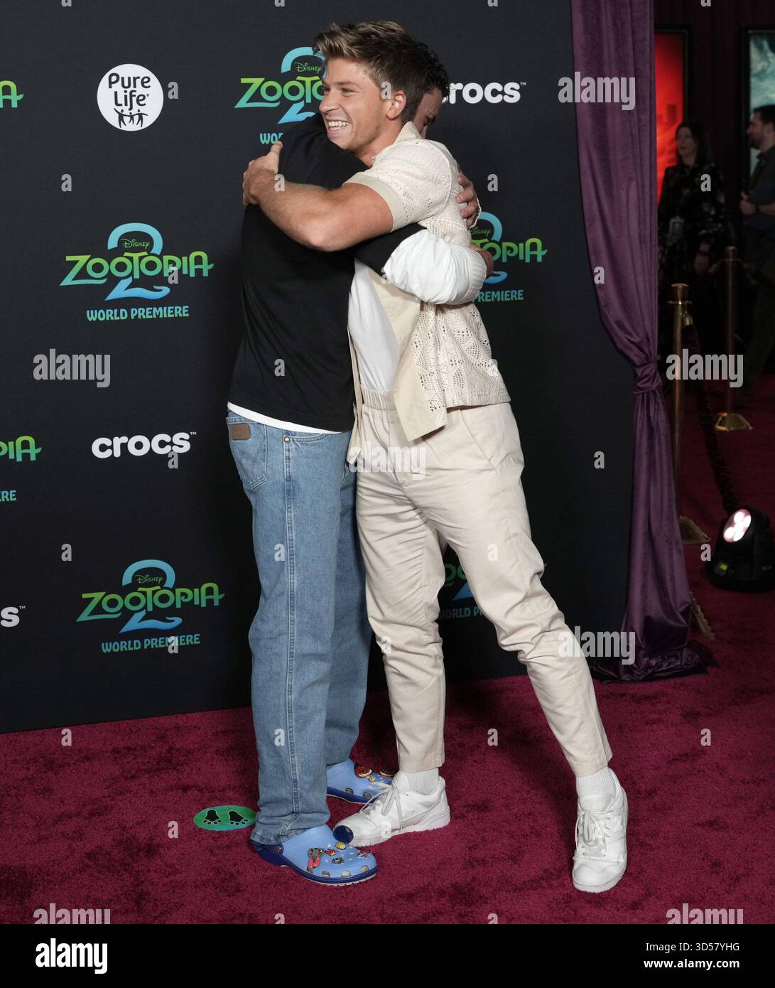(L-R) Dylan Efron and Robert Irwin at the Walt Disney Animation Studios ...