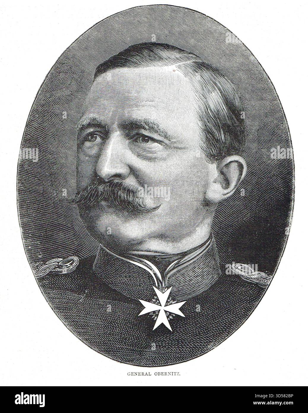 General Hugo von Obernitz, Prussian general, commander of the ...