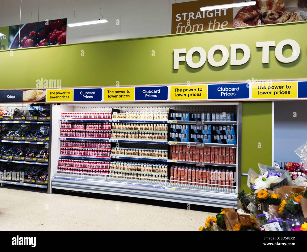 Manchester, UK - September 30, 2025: Bright Manchester Tesco ...