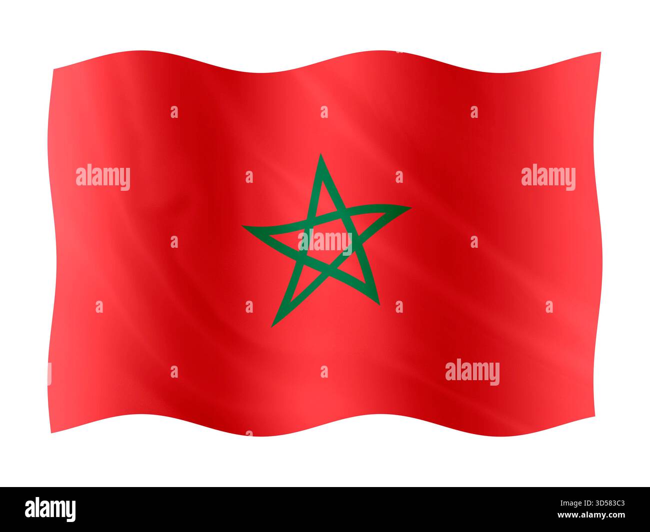 Drapeau maroc Cut Out Stock Images & Pictures - Alamy