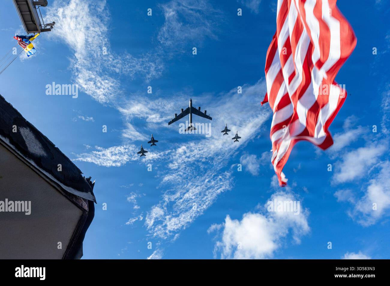 Four F/A-18E/F Super Hornets, assigned to Strike Fighter Squadrons 31 ...