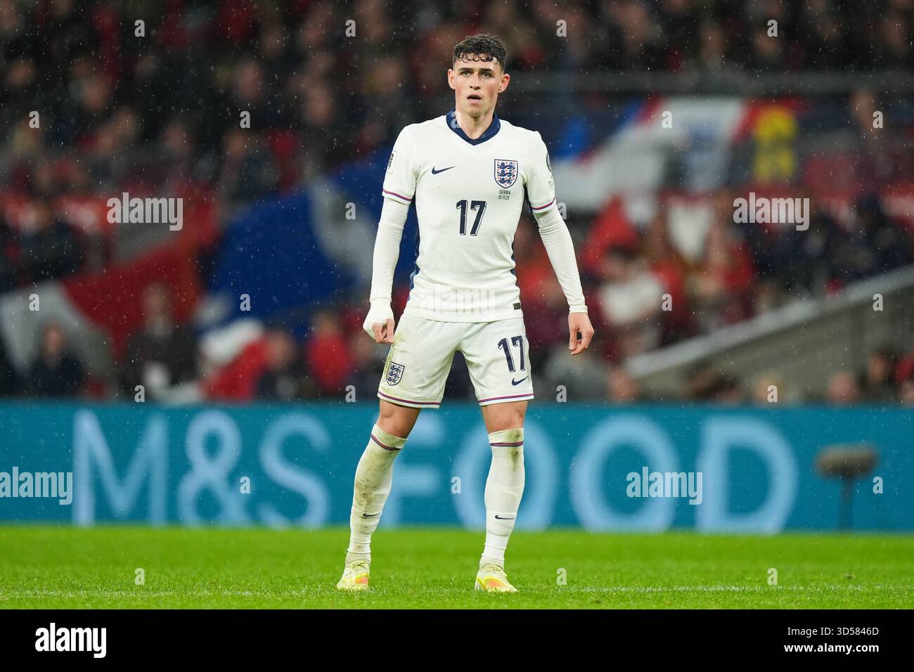 Phil Foden of England during the England v Serbia UEFA World Cup ...
