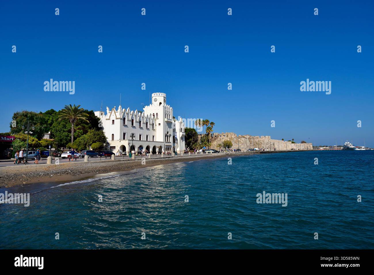 Kos, Greece - September 16, 2025: The imposing police headquarters ...