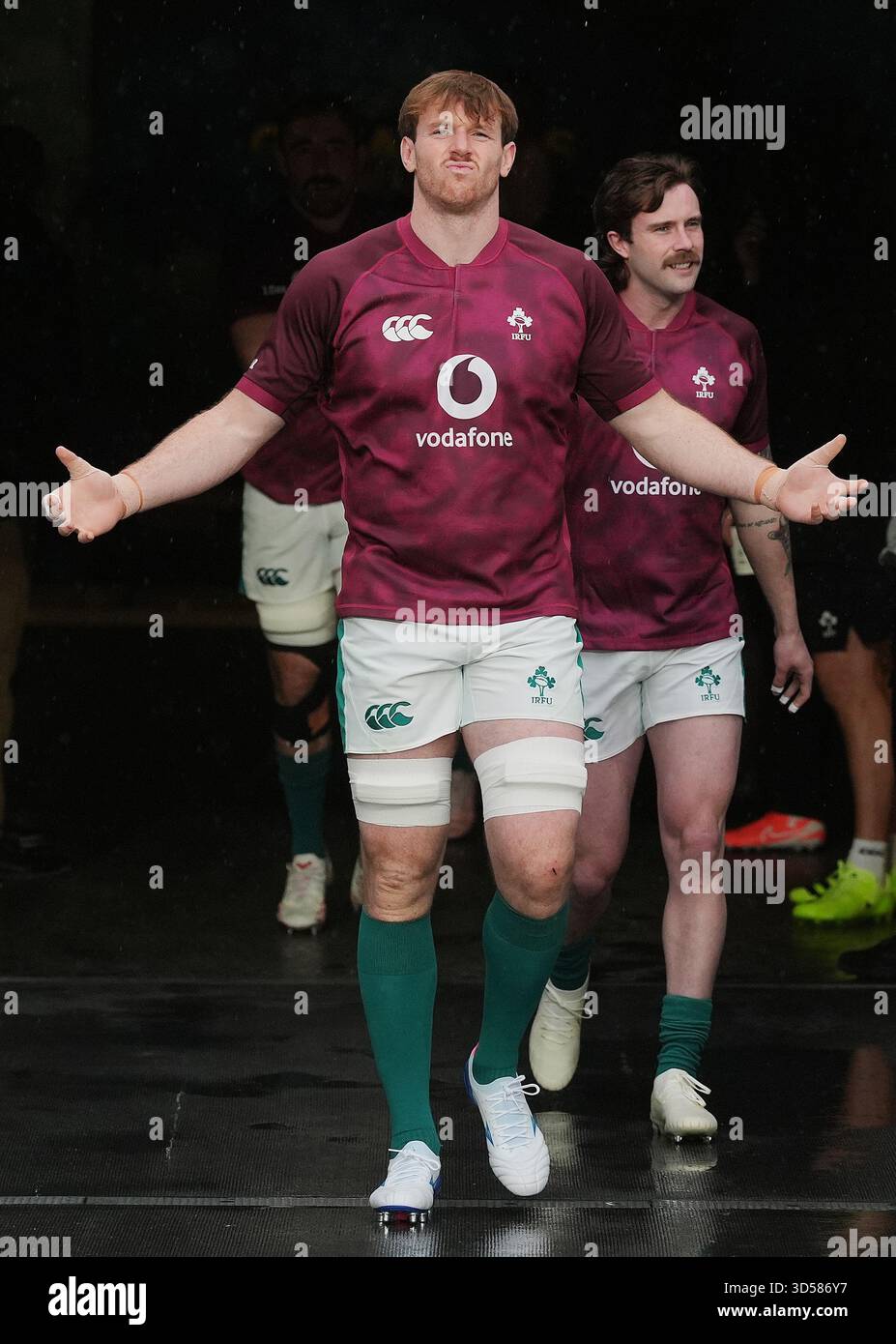 Ireland's Ryan Baird during the captain's run at the Aviva Stadium in ...