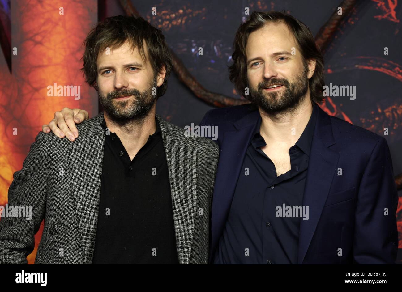 Ross Duffer and Matt Duffer attend the Stranger Things 5 UK Special ...