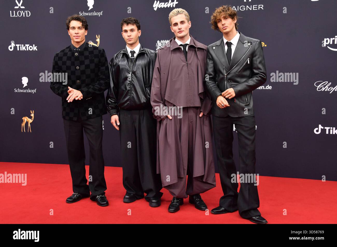 Tim Schaecker, Julien Brown, Luis Freitag und Bene Schulz von den ...