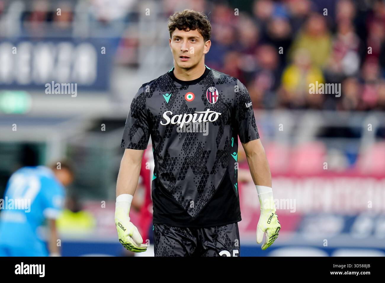 Massimo Pessina of Bologna FC looks on during the serie Serie A Enilive ...
