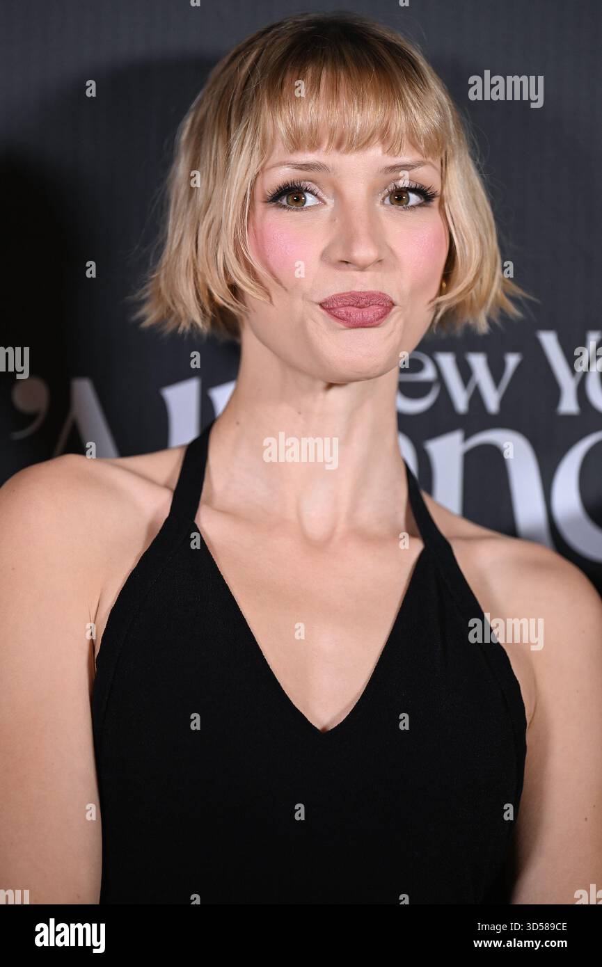 Belgian singer Angele attends the 2025 L'Alliance Gala at The Plaza ...
