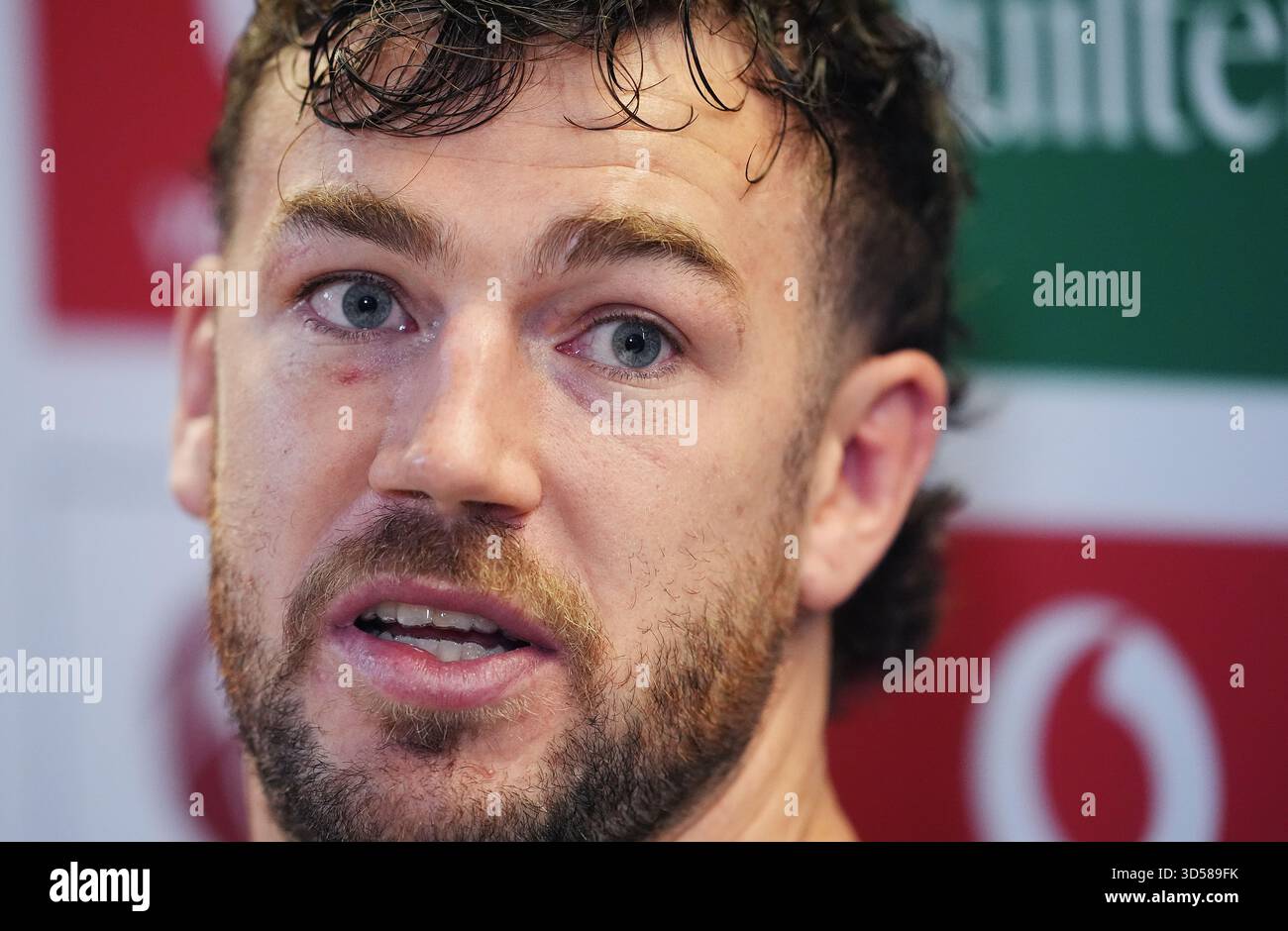 Ireland's Caelan Doris during a press conference at the Aviva Stadium ...