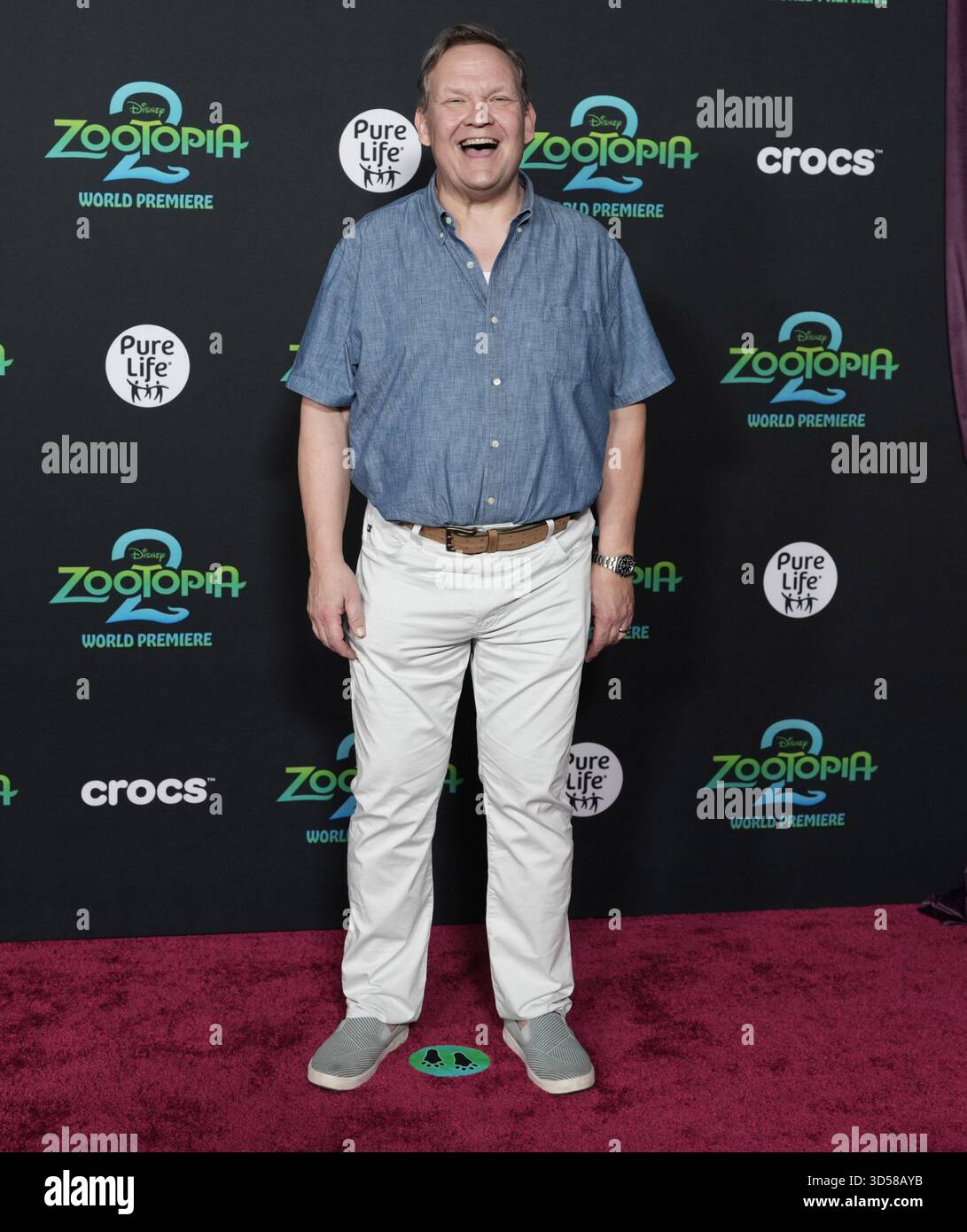 Andy Richter arrives at the Walt Disney Animation Studios’ ZOOTOPIA 2 ...