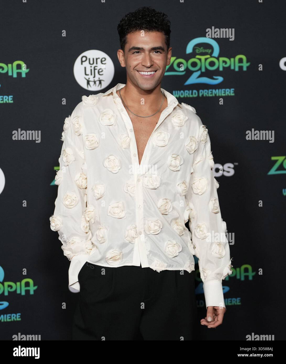 Ezra Sosa arrives at the Walt Disney Animation Studios’ ZOOTOPIA 2 ...