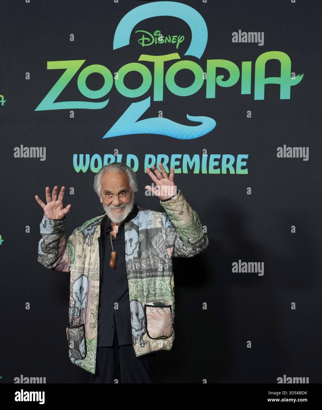 Tommy Chong arrives at the Walt Disney Animation Studios’ ZOOTOPIA 2 ...