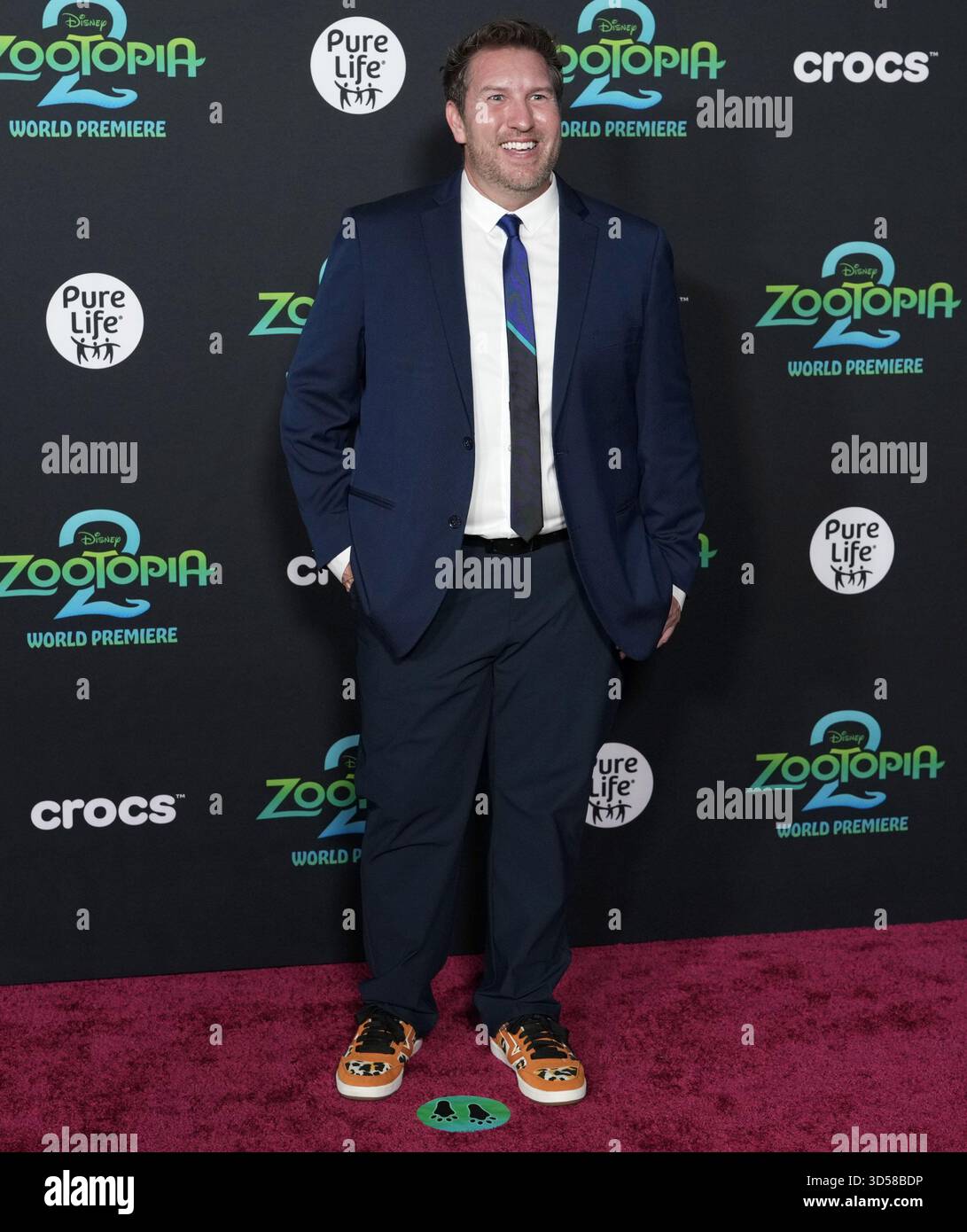 Nate Torrence arrives at the Walt Disney Animation Studios’ ZOOTOPIA 2 ...