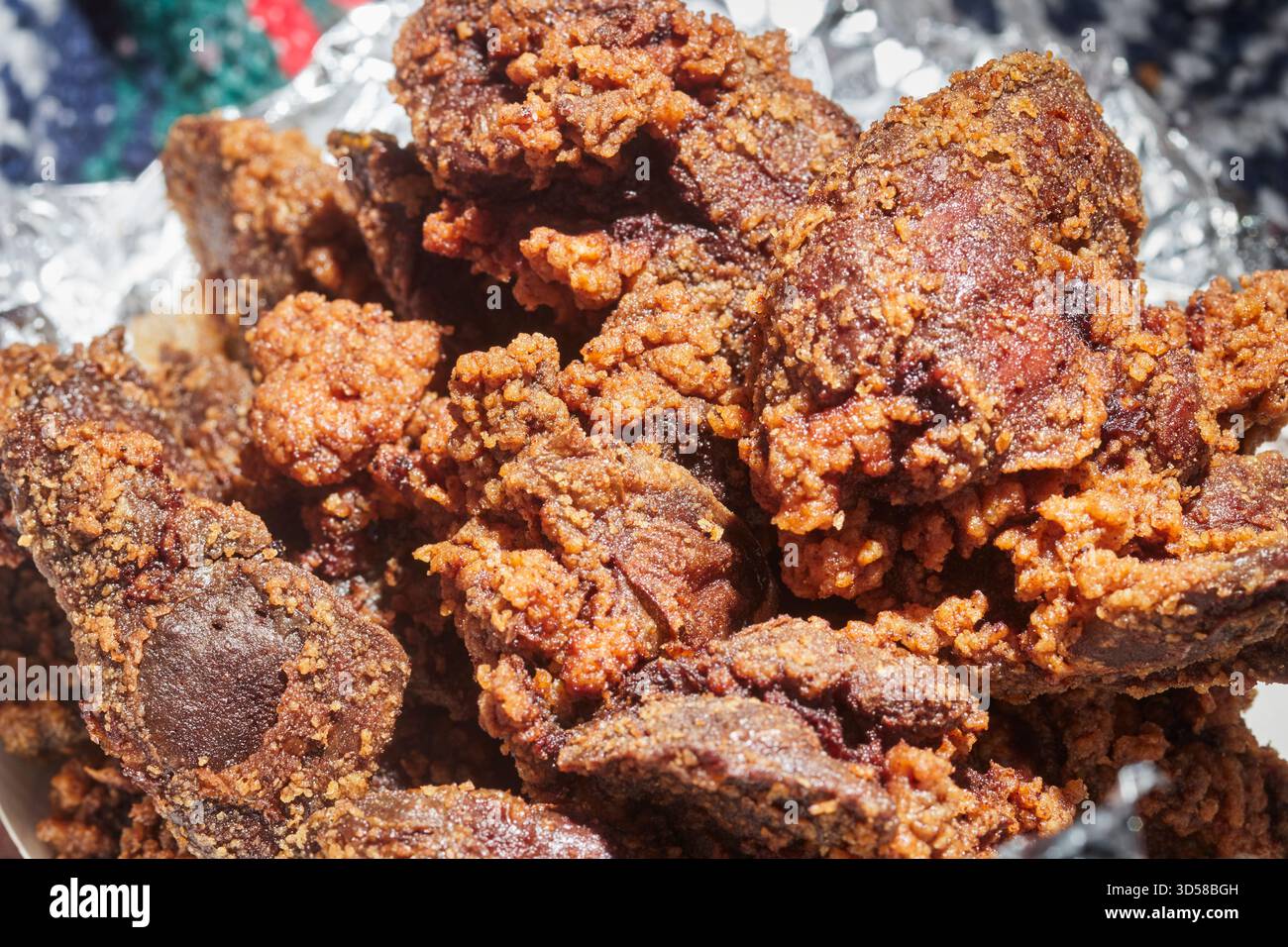 Deep fried chicken livers from the York Eastern Market; a local farmer ...