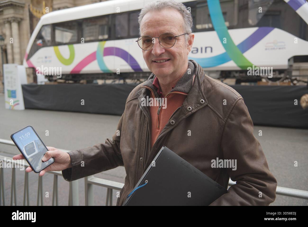 Philippe Bourguignon, Engineer and President of the company EcoTrain ...