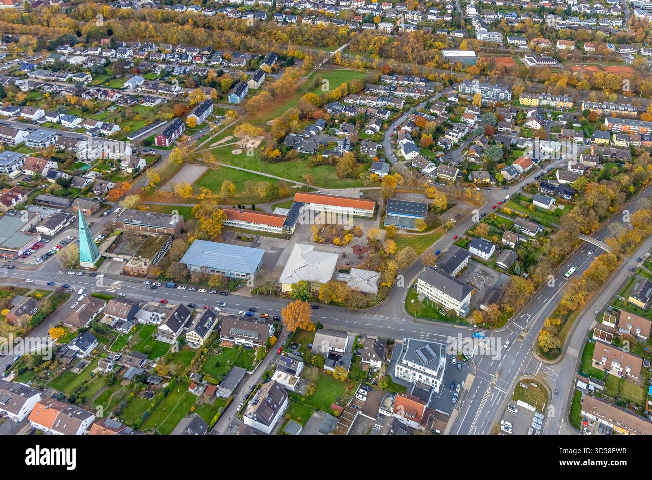 Luftbild, Realschule Halden und KEO-Schule Karl-Ernst-Osthaus ...