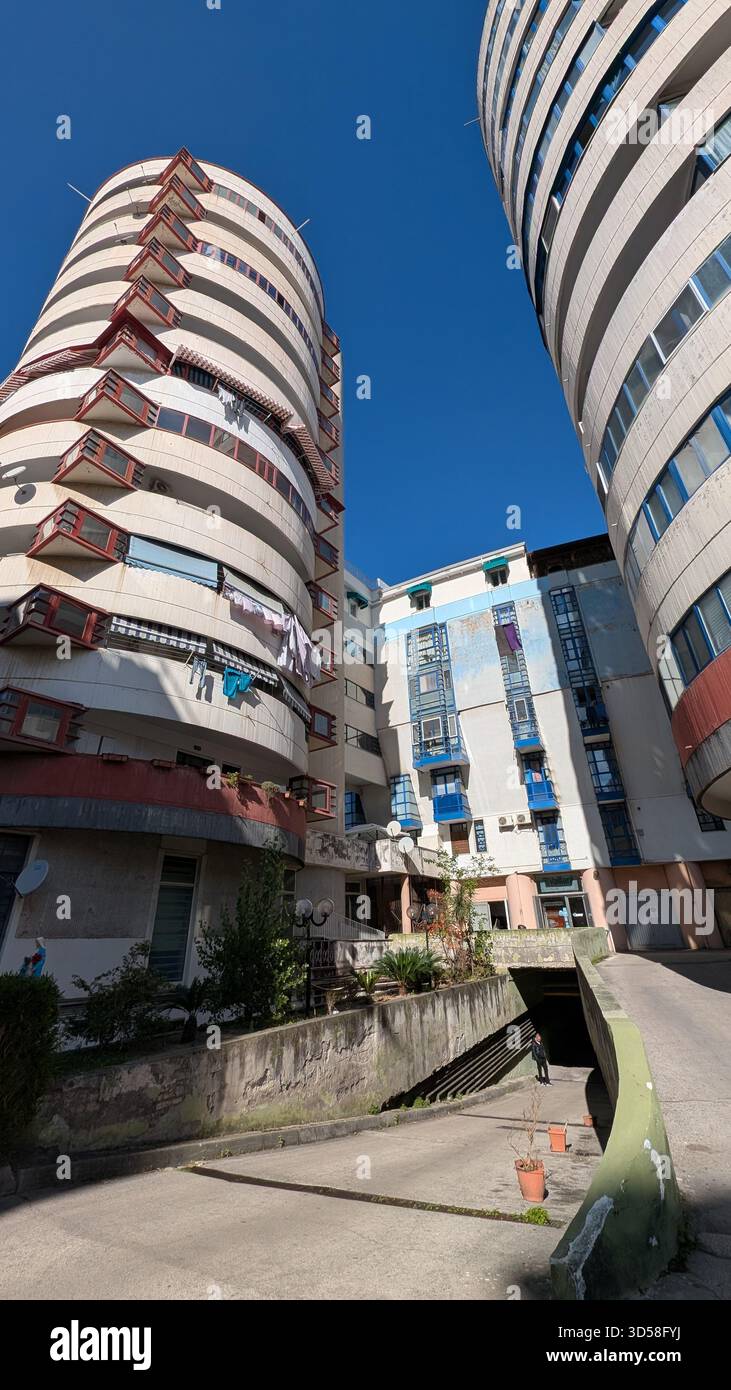 11-06-2025.Piazza Grande, Naples,Italy.Aldo Rossi’s brutalist housing ...