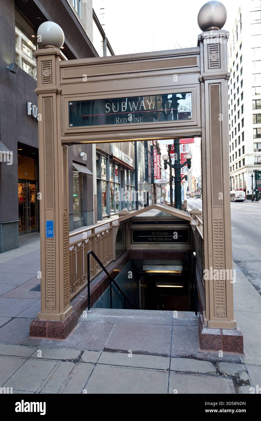 Chicago cta subway hi-res stock photography and images - Alamy