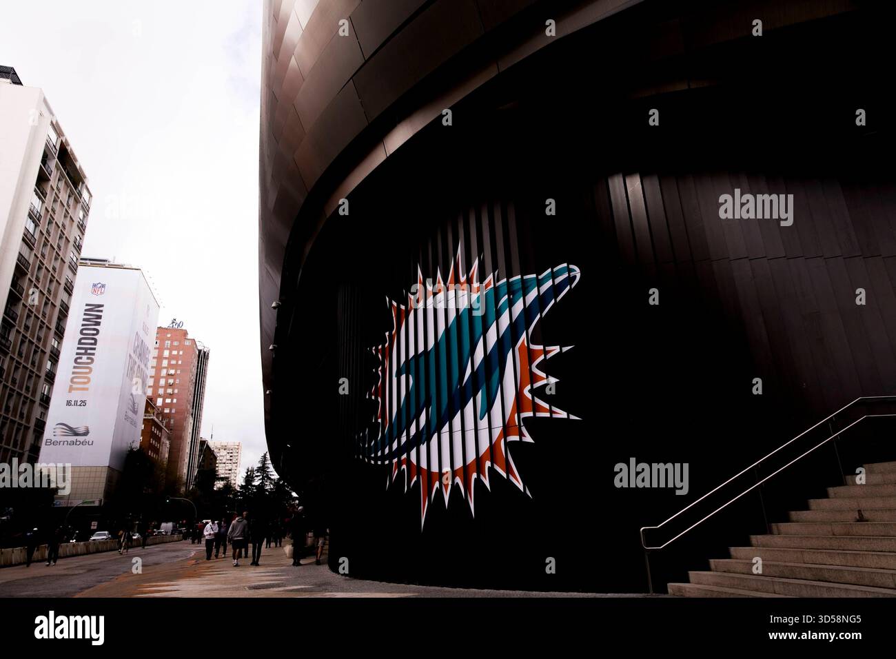 Santiago Bernabeu NFL Store in Madrid on Friday, 14 November 2025 ...