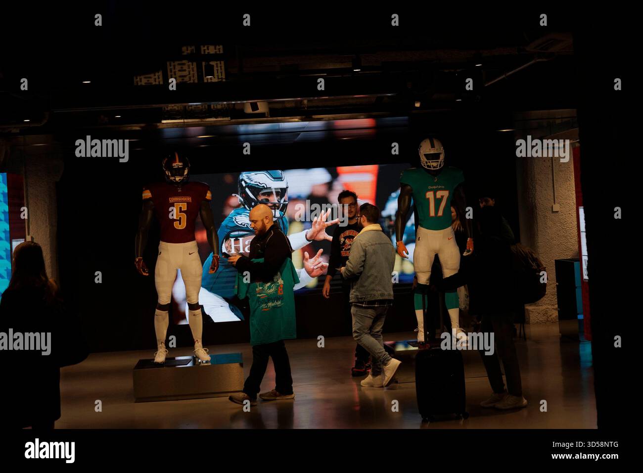 Santiago Bernabeu NFL Store in Madrid on Friday, 14 November 2025 ...