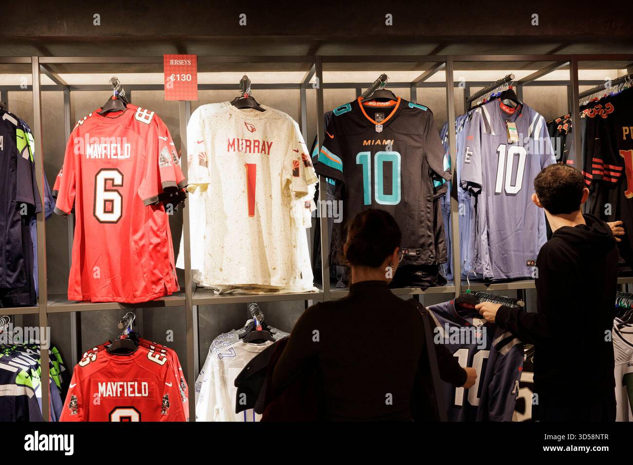 Santiago Bernabeu NFL Store in Madrid on Friday, 14 November 2025 ...