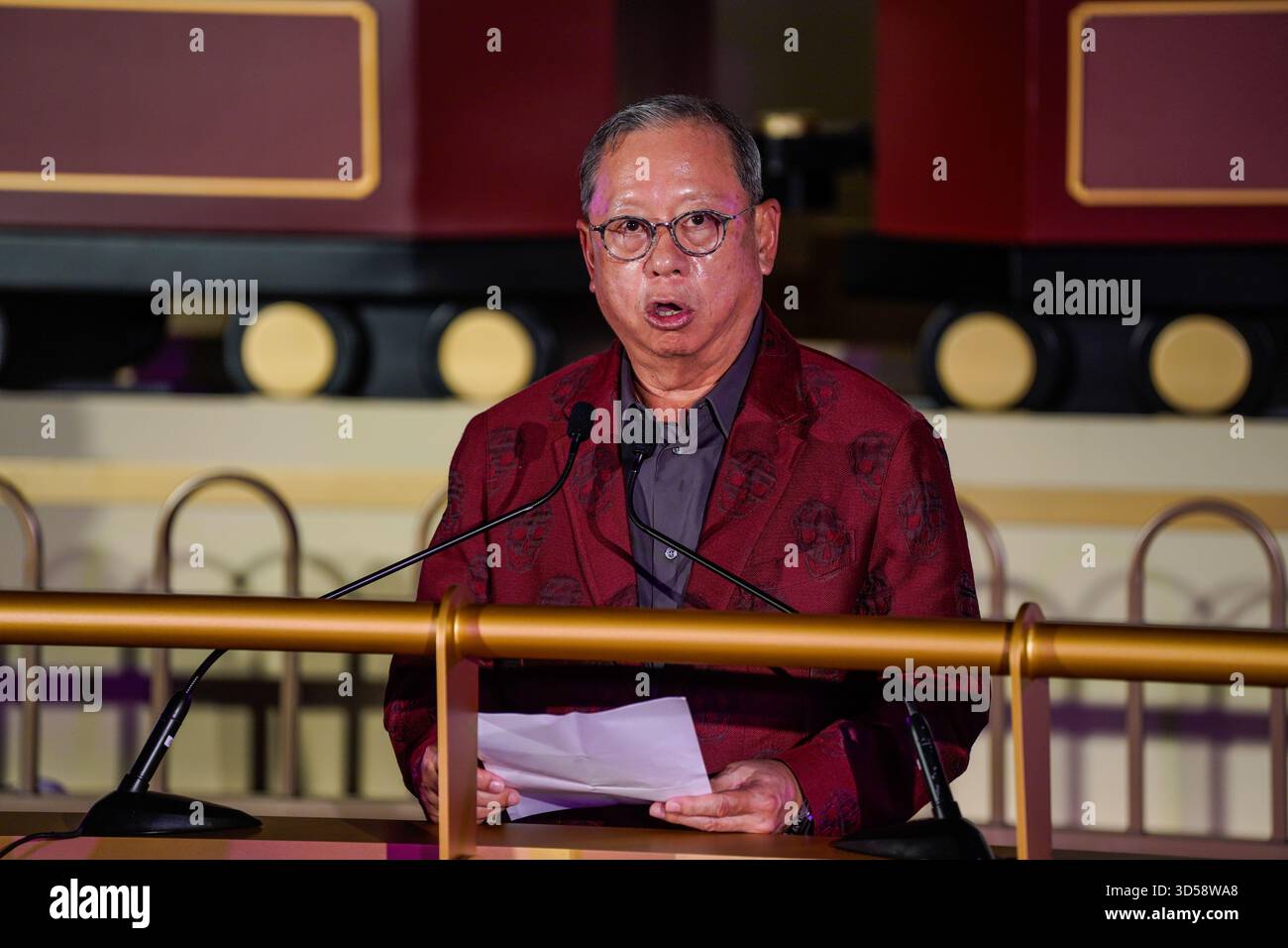 Peter Lam Kin-ngok, The Chairman of the Hong Kong Tourism Board at the ...