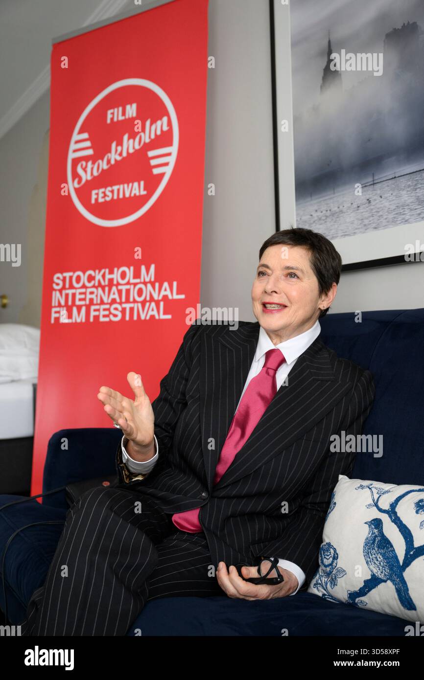 STOCKHOLM 20251114World star Isabella Rossellini is in Stockholm as ...