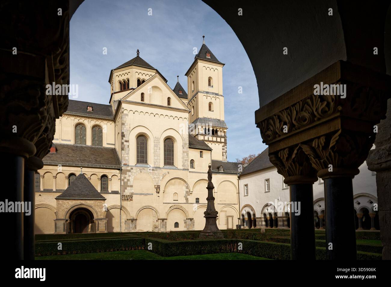 Iconic View Of The Romanesque Abbey Church Of St. Nicholas In ...