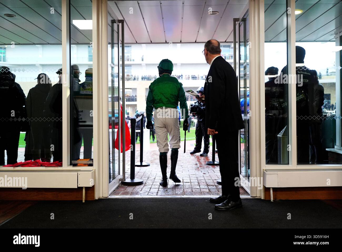 Jockey J J Slevin heads out for the Shloer Chase during Countryside Day ...