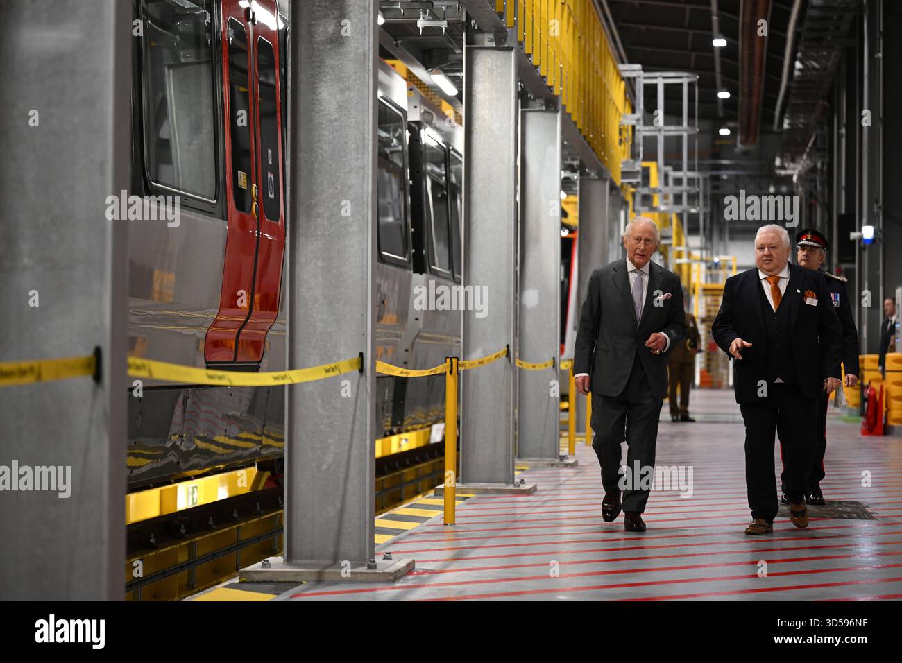 King Charles III (left) with Chief of Staff, Rob Holmes at the official ...