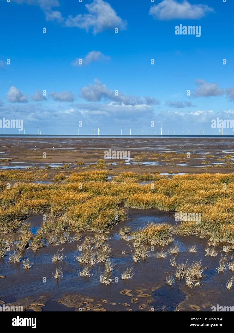 Hoylake coast, The Wirral Peninsula, Merseyside, England, UK Stock ...