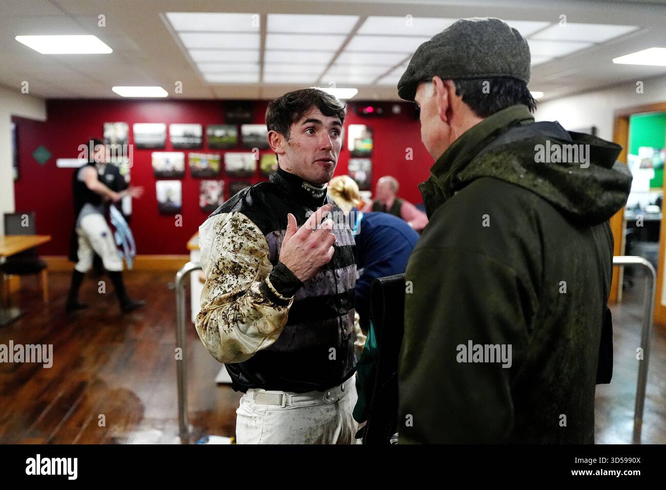 Trainer Henry de Bromhead and Jockey Darragh O'Keeffe during ...