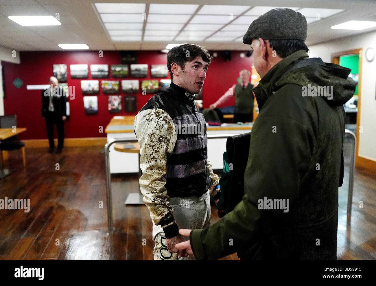 Trainer Henry de Bromhead and Jockey Darragh O'Keeffe during ...